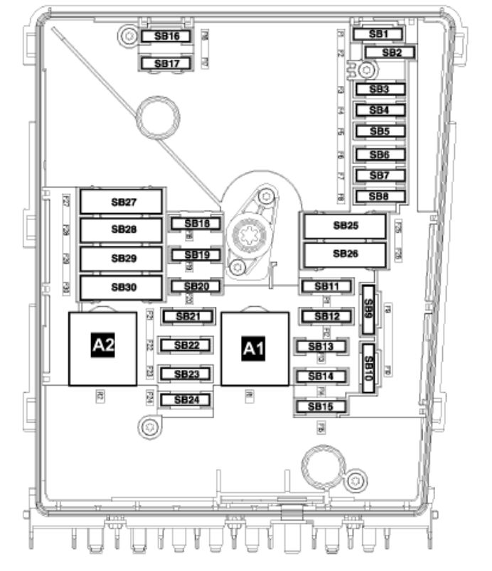 2005 Jetta Fuse Diagram Where Is The Cooling Fan Relay Located On A